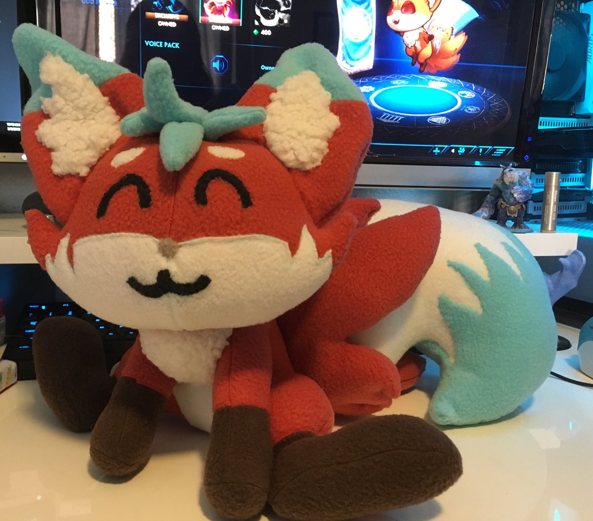 Kitsune Ratatoskr Plushie : r/Smite