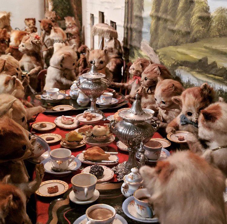 Walter Potter Kitten Tea Party