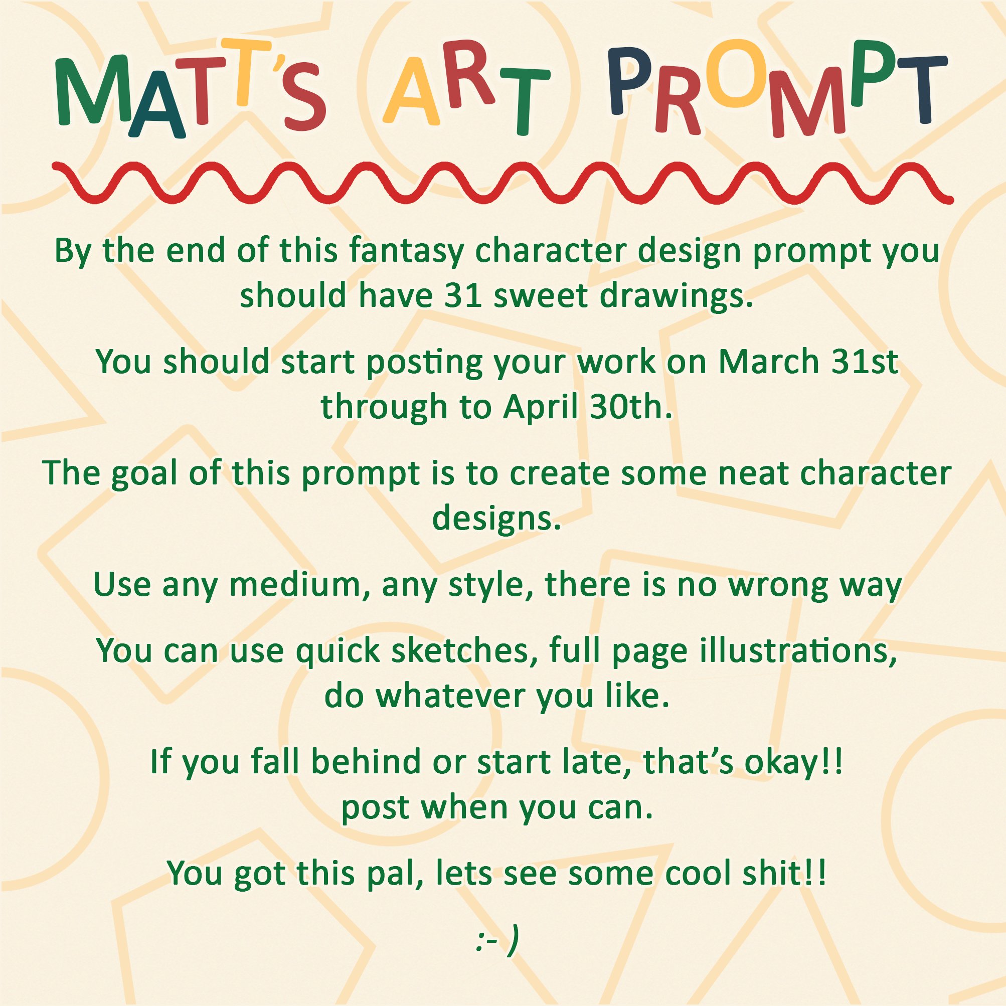 Matt Johns on Twitter: " 🤟 pst, tell all your art friends about this ...