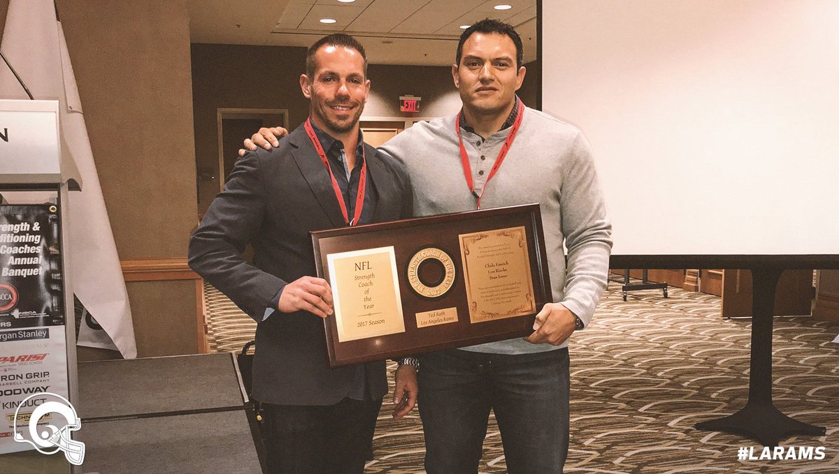 Ted Rath named PFSCCA NFL Strength Coach of the Year : r/LosAngelesRams