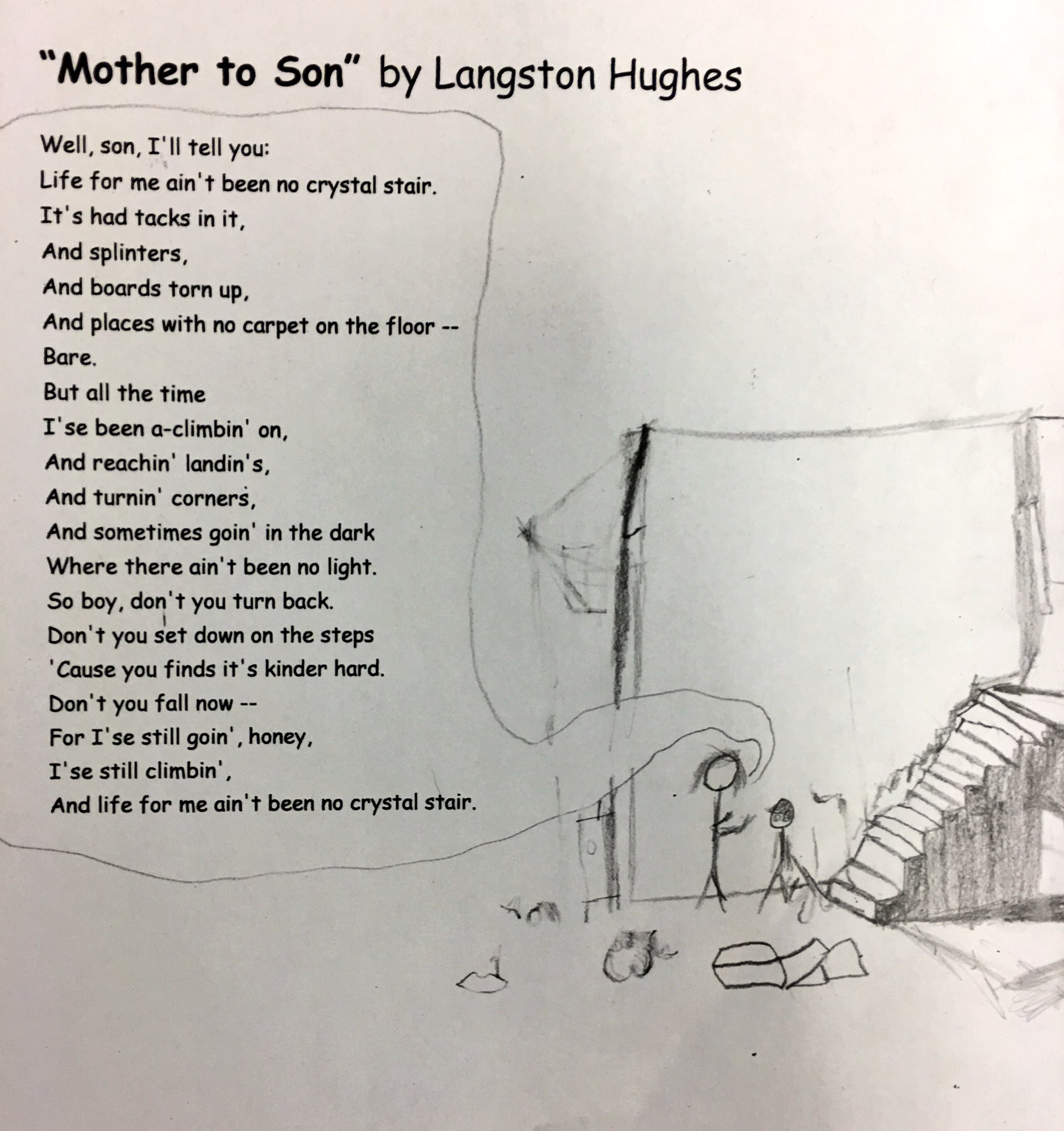 Langston Hughes Mother To Son