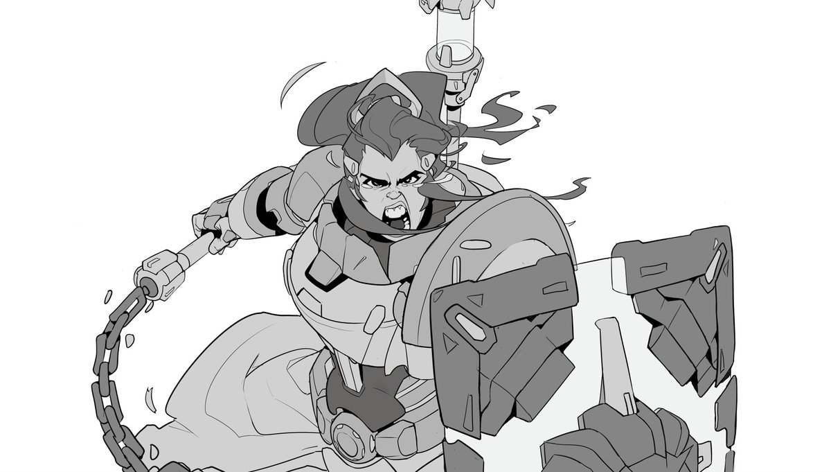 「She's almost ready for color. 」|Dashiの漫画