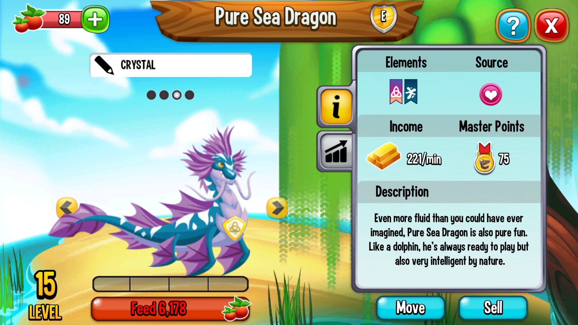 Sea Dragon Dragon City