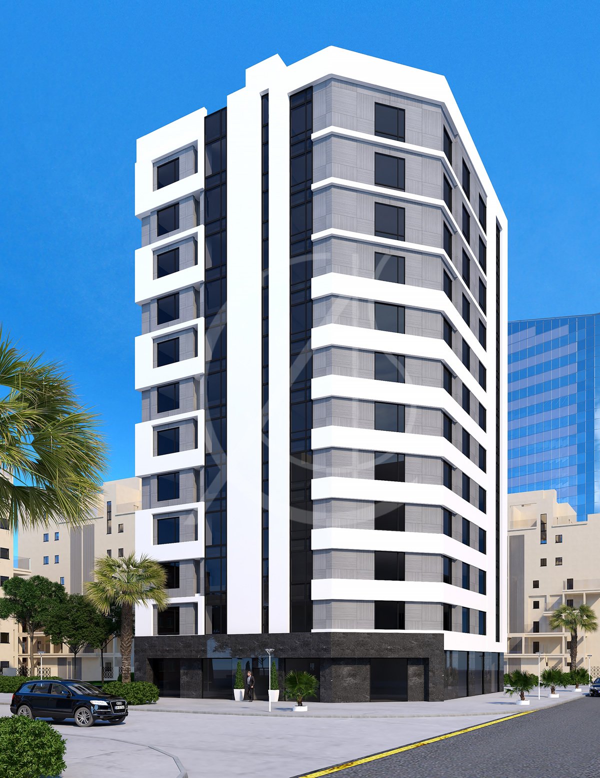 Modern Apartments Exterior