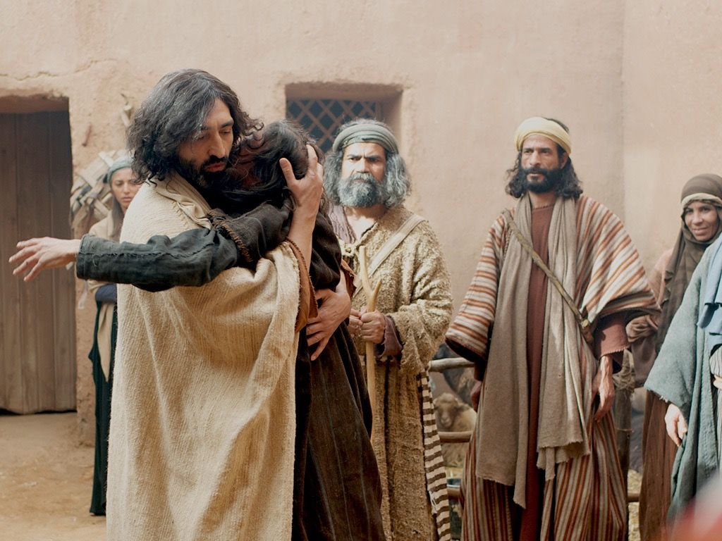 Jesus Helping Others