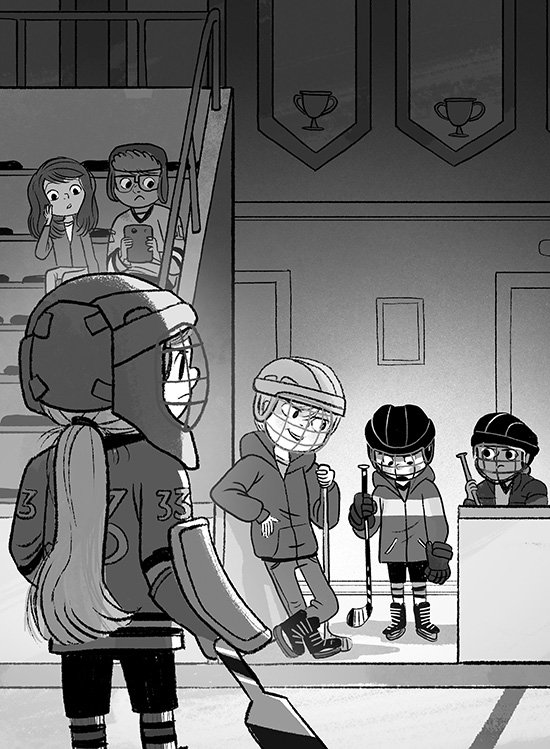 「At the end of March, I'll be signing @The_Ice_Chips books at」Kim Smithの漫画