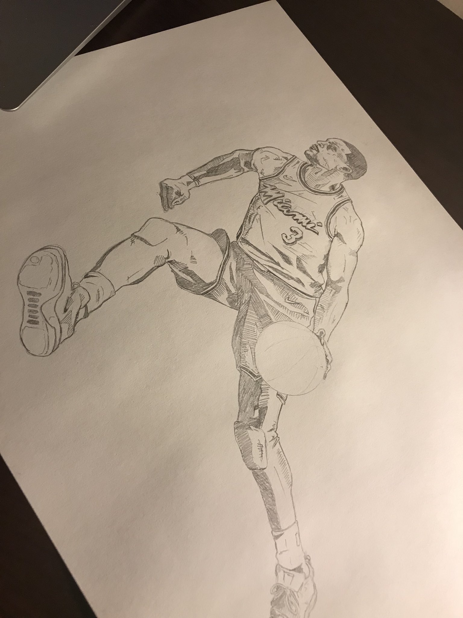 Pencil Drawings Of Dwyane Wade