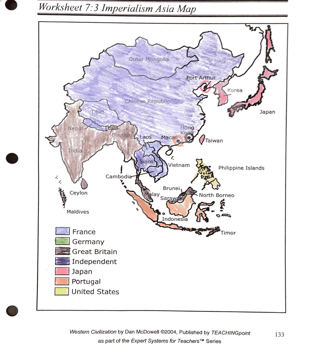 1914 Imperialism In Asia Map - Map 1914 Imperialism In Asia Map - Map