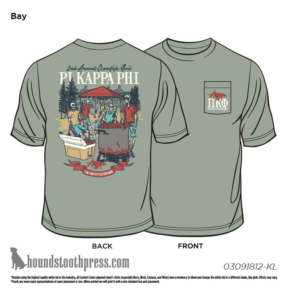 Pi Kappa Phi Letter Shirts