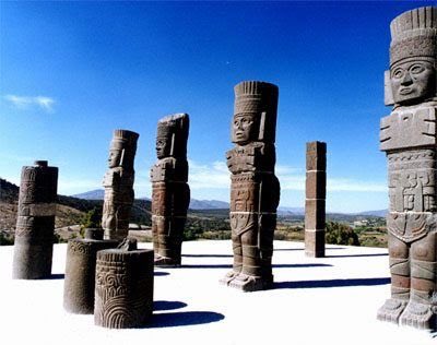 Recreación de la razón de ser de los llamados atlantes de Tula. Se ...