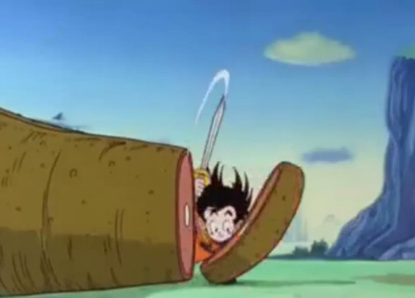 Kid Gohan With Tail