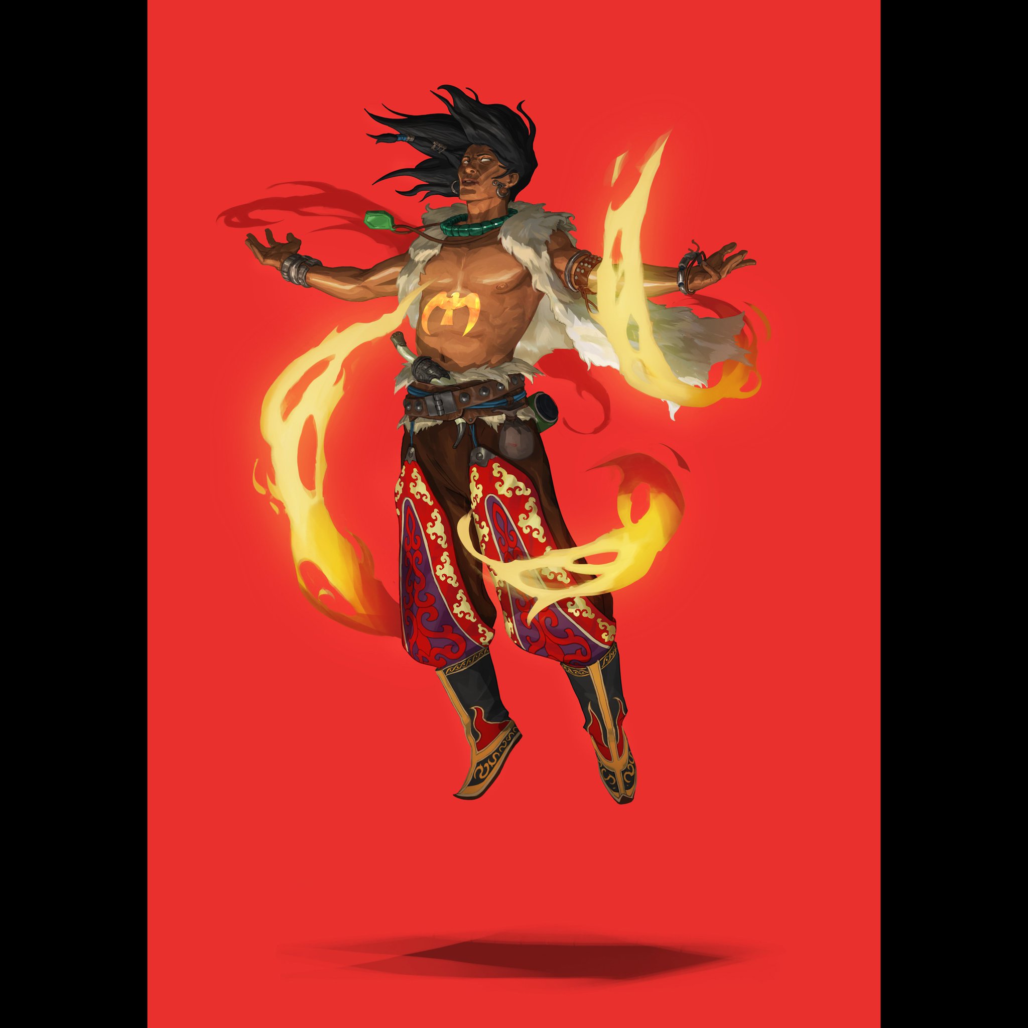 Fire Mage Concept Art