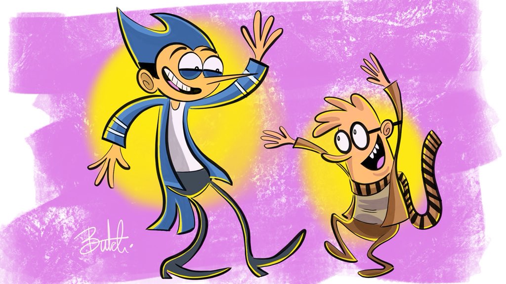Regular Show Mordecai And Rigby Human