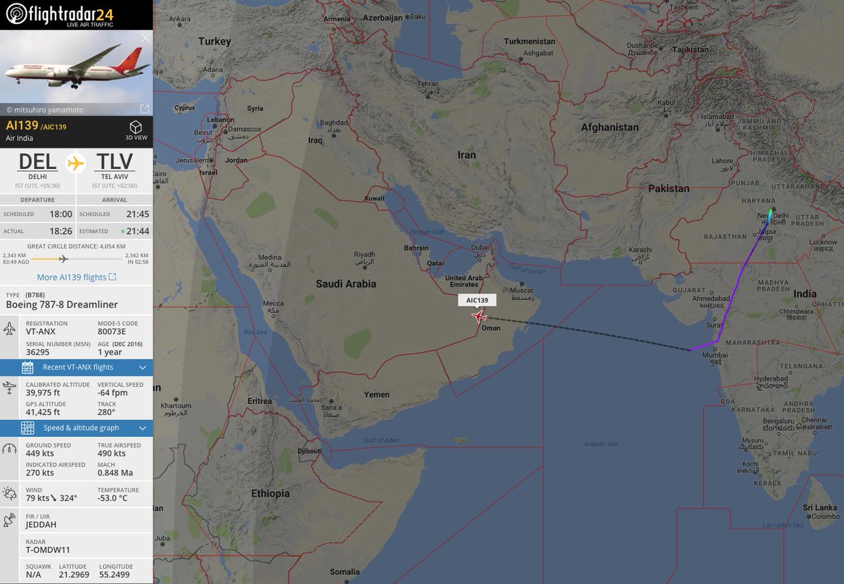 Air India to make history with Delhi-Tel Aviv flight today, ending 70 ...