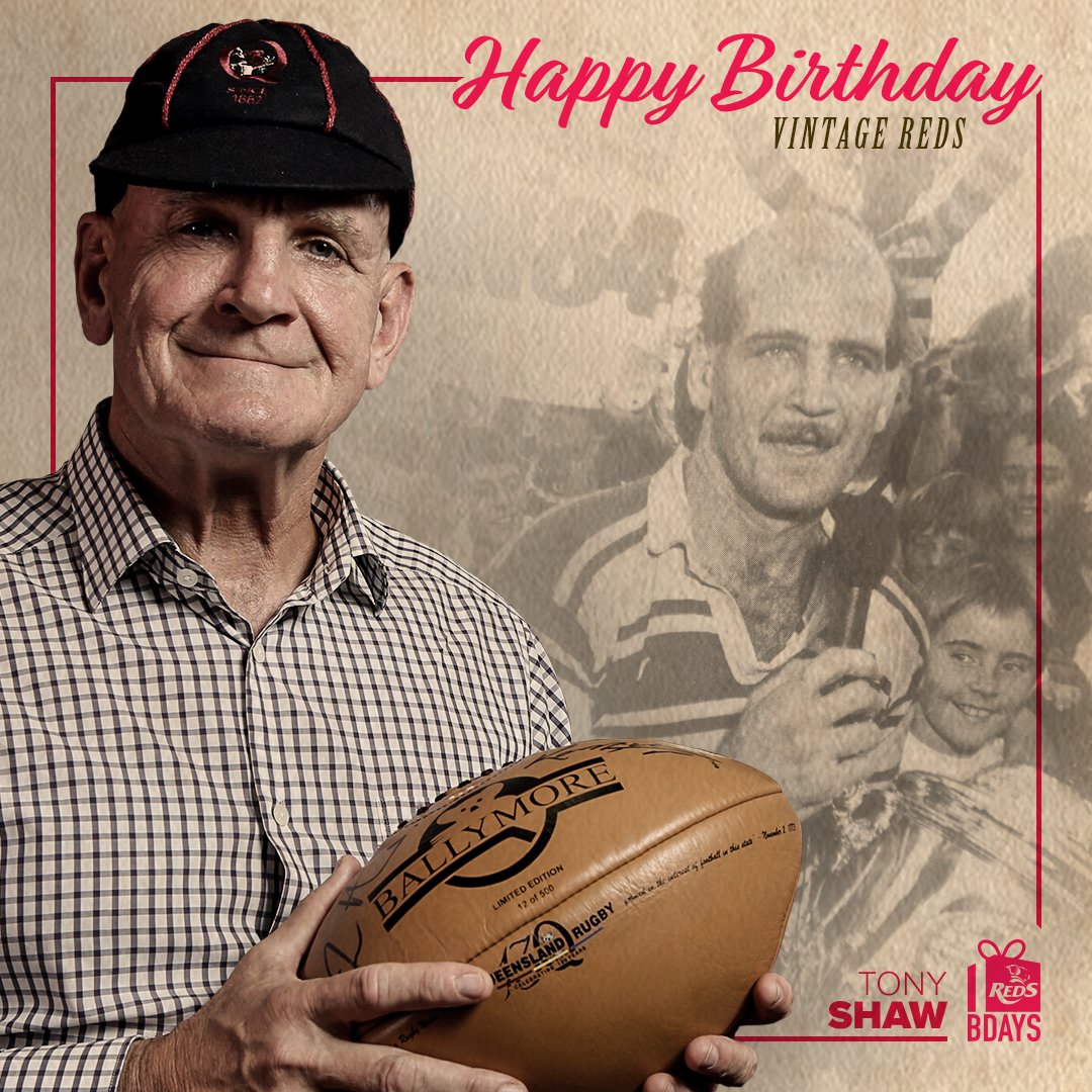 Happy 65th birthday to former #wallaby and queensland legend tony shaw ...