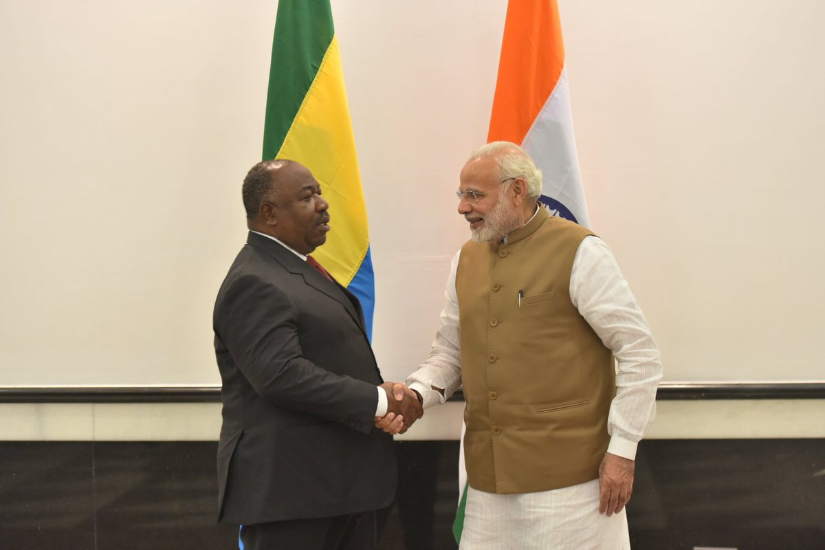 PM held discussions with the President of Gabon, Ali Bongo Ondimba ...