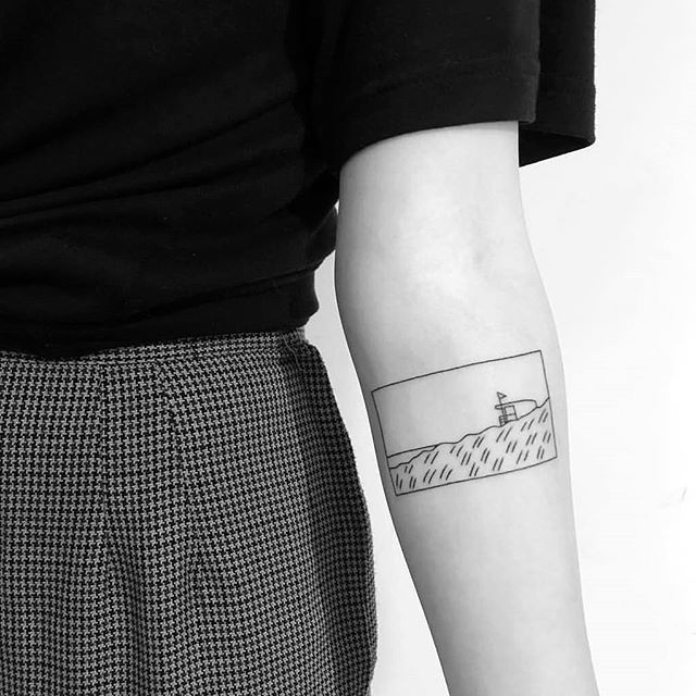 Simple Frame Tattoo