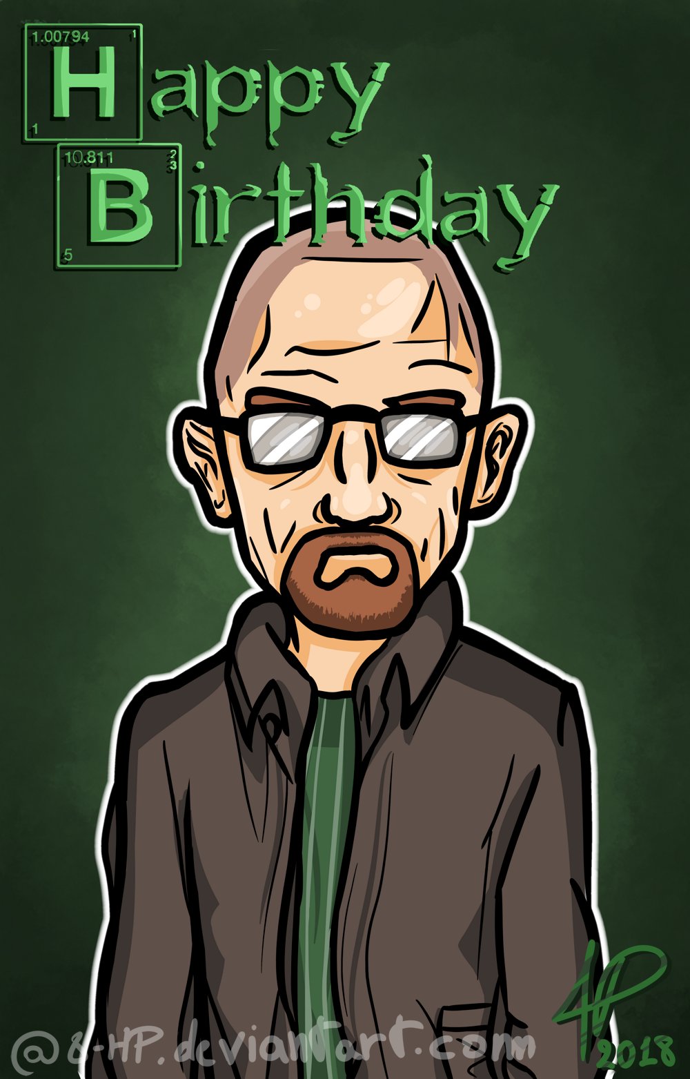 Breaking Bad Birthday Card