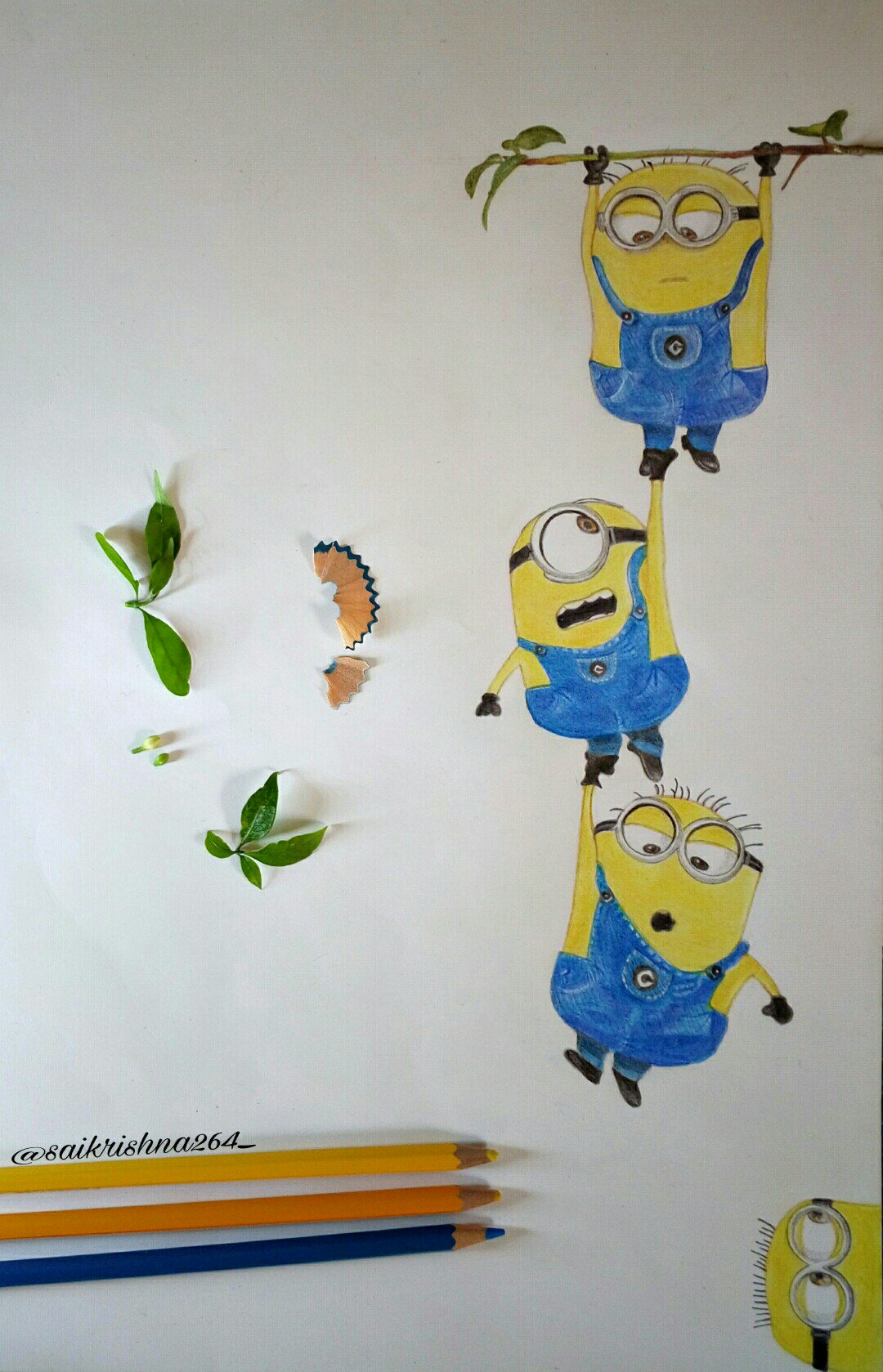 Minions Drawing In Pencil