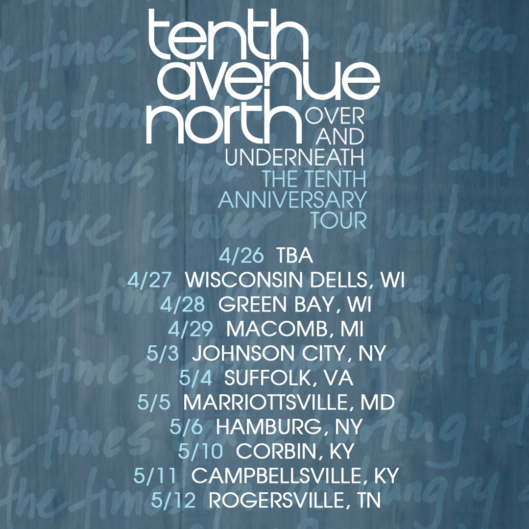 Tenth Avenue North Over And Underneath