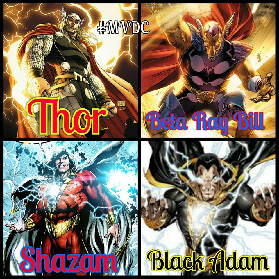 Black Adam Vs Thor