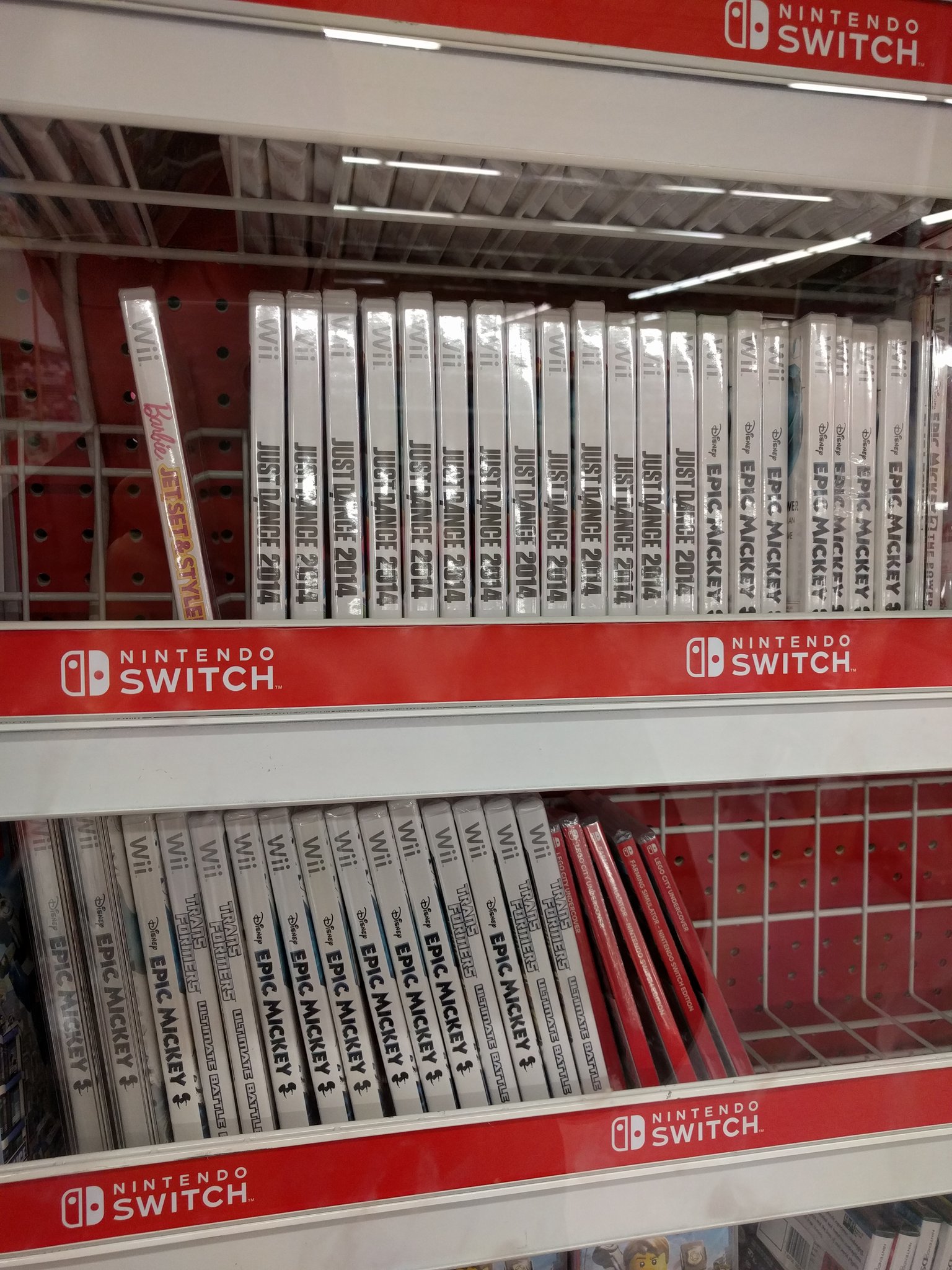 Red Wii Game Case Template