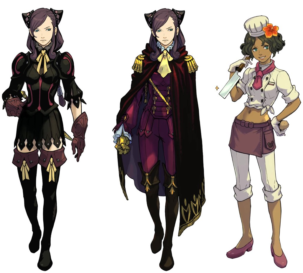 Ace Attorney Female Characters