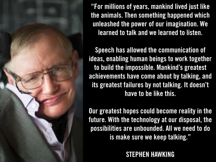 How Does Stephen Hawking Speak