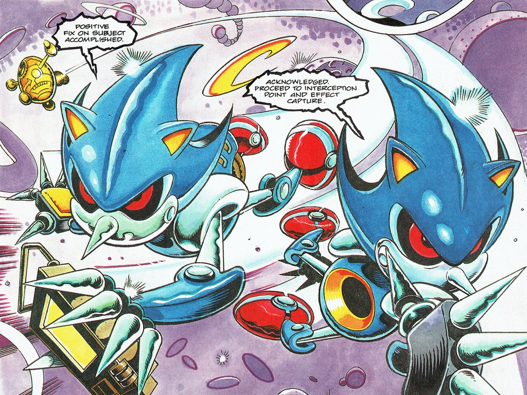 Sonic The Hedgeblog on Twitter: "The Metallix on the attack, from the ‘Sonic The Comic’ story ...