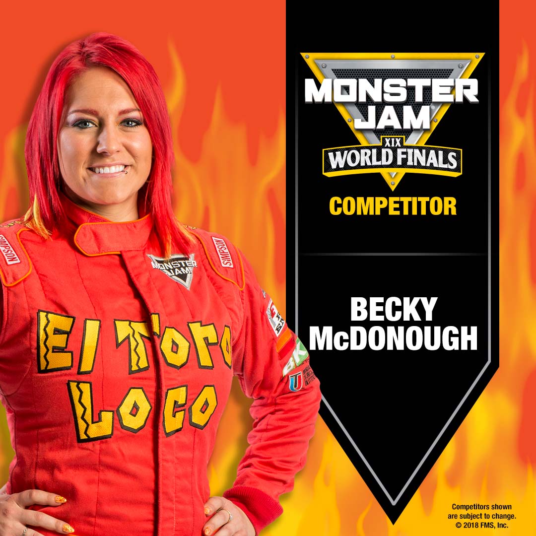 Becky Mcdonough Monster Truck Driver