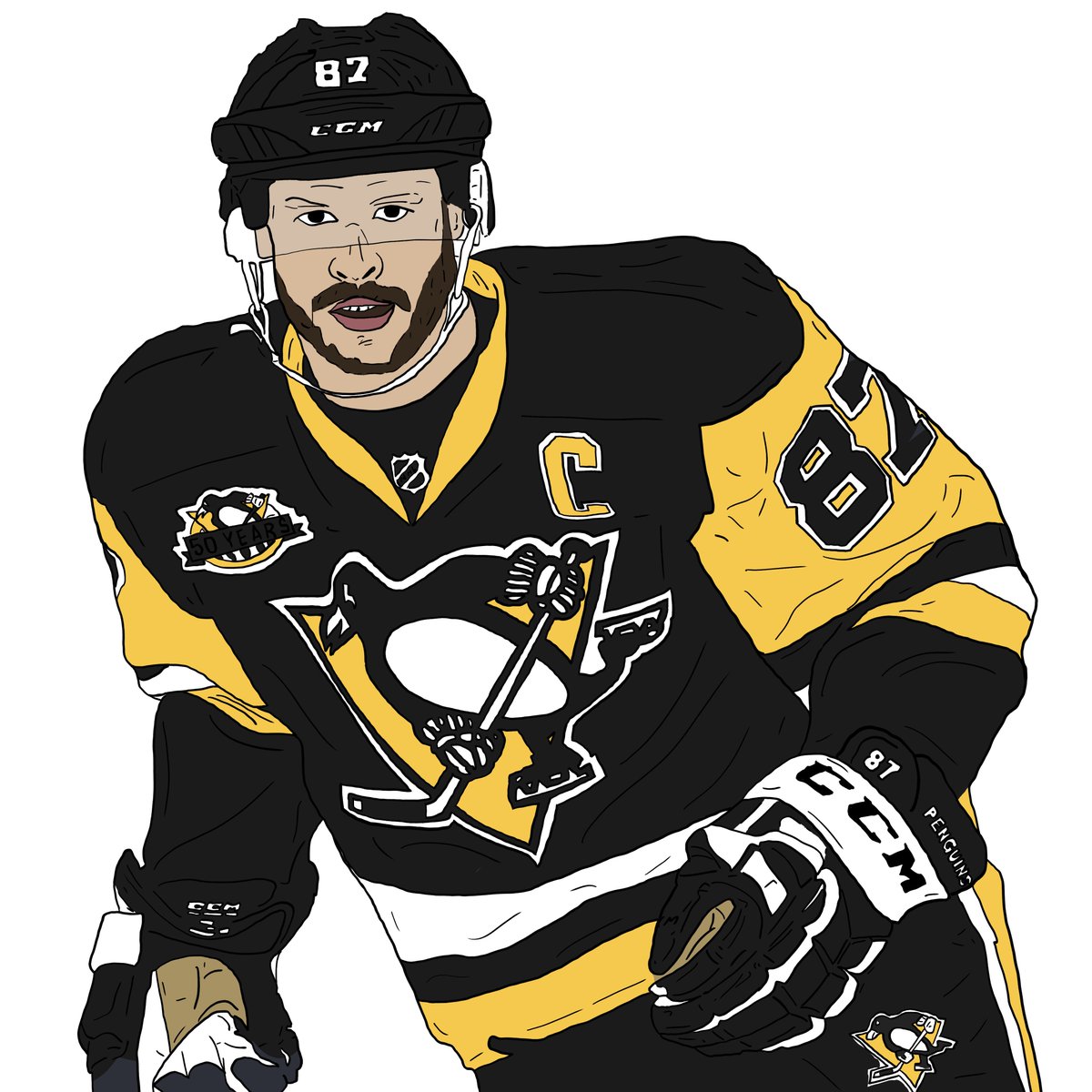 How To Draw Sidney Crosby - Soupcrazy1