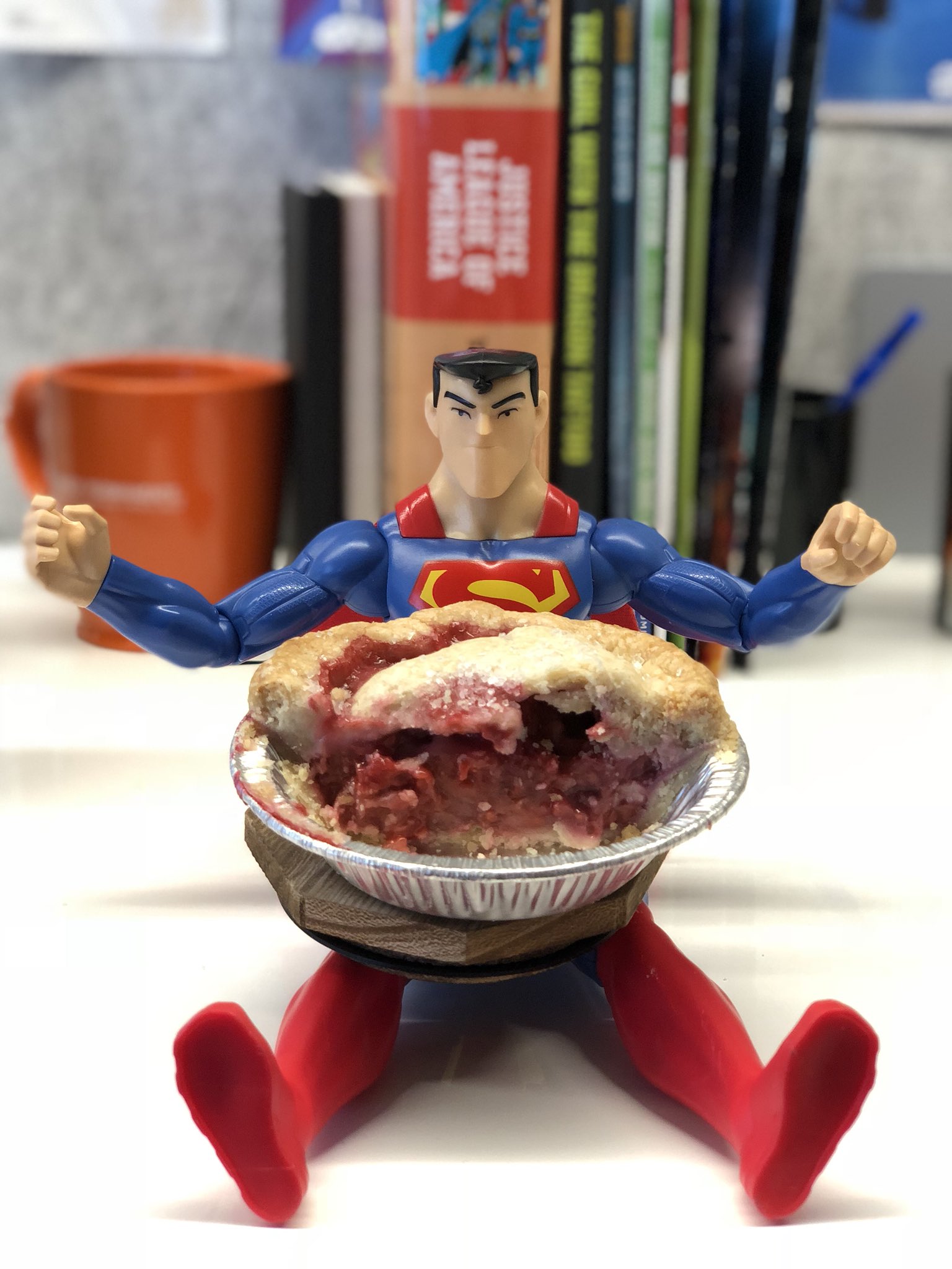 Batman Superman Pie
