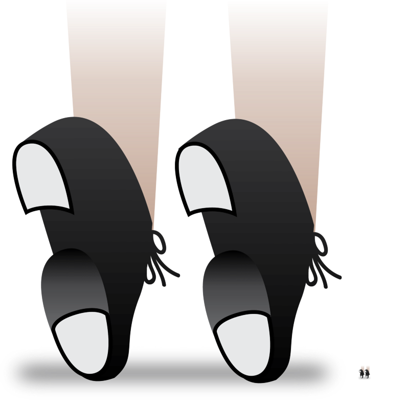 Tap Dancing Shoes Clipart