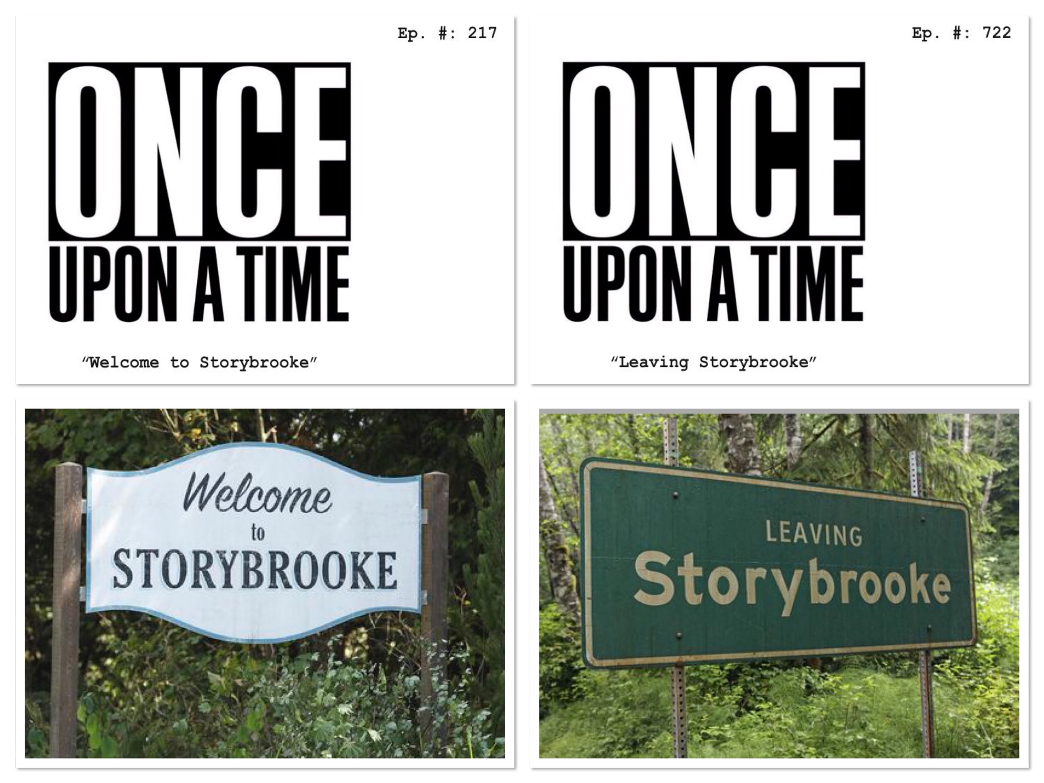 Welcome To Storybrooke Sign
