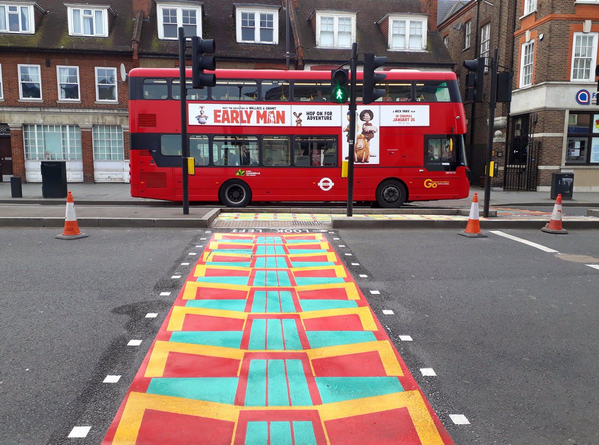 Ground art project brightens the streets of Croydon | Eastlondonlines