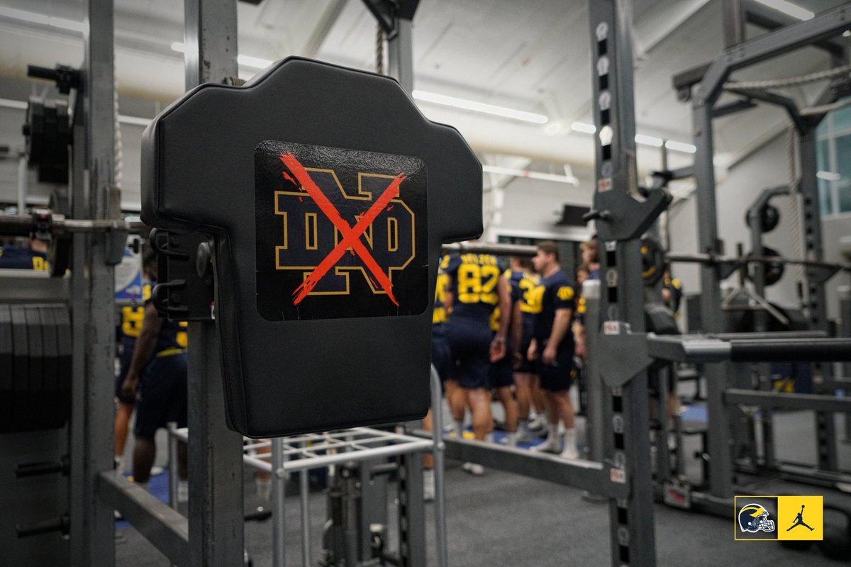 Found in the Michigan Football weight room | mgoblog