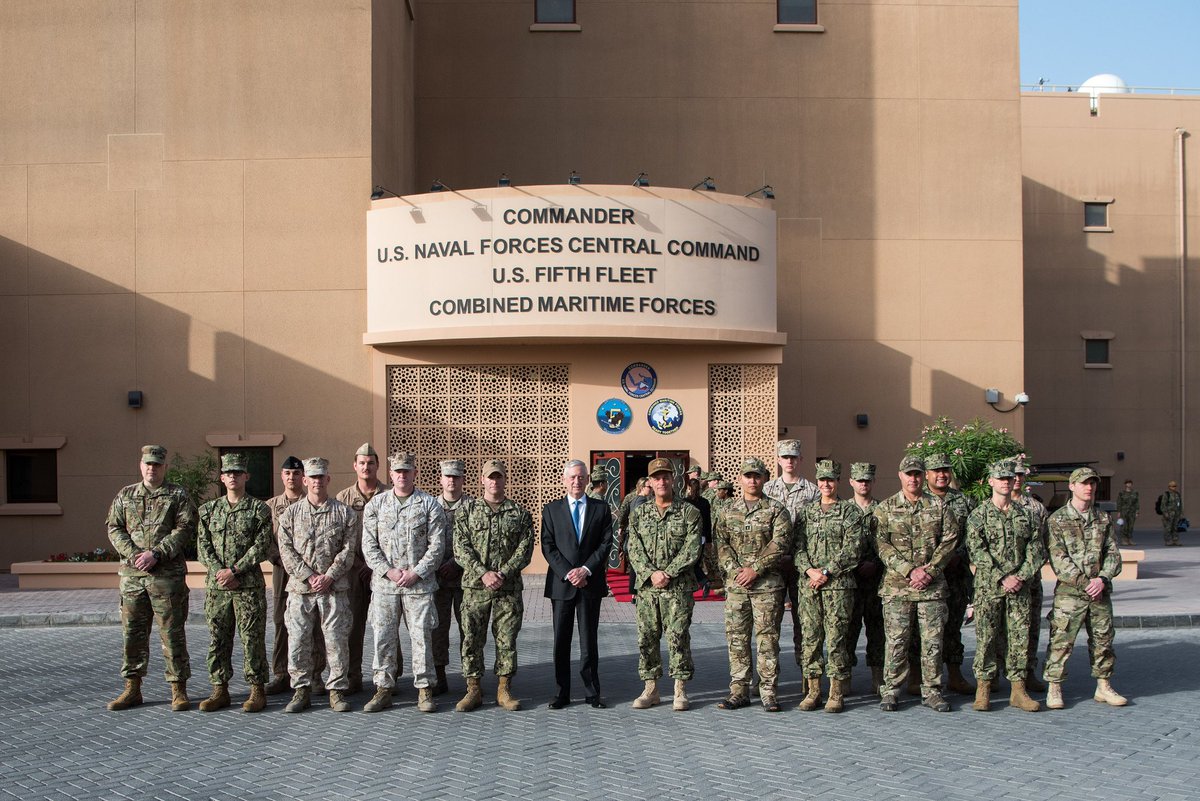 During a stop in Manama, Bahrain ?? today, SecDef Mattis visited U.S ...