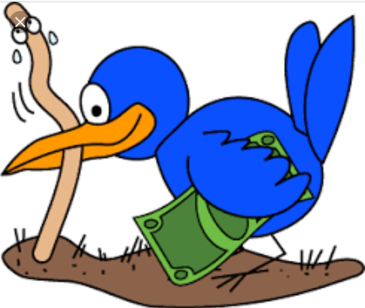 Early Bird Gets The Worm Clipart Transparent