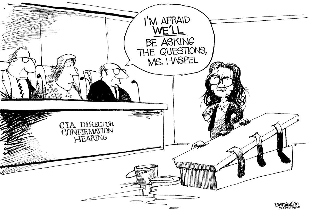 CIA Director Confirmation Hearing : r/editorialcartoons