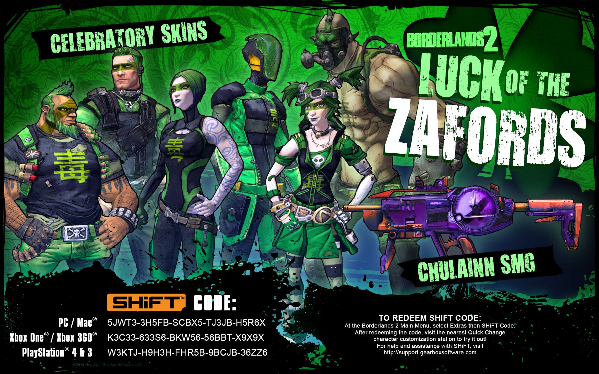 Borderlands 2 Characters Skins