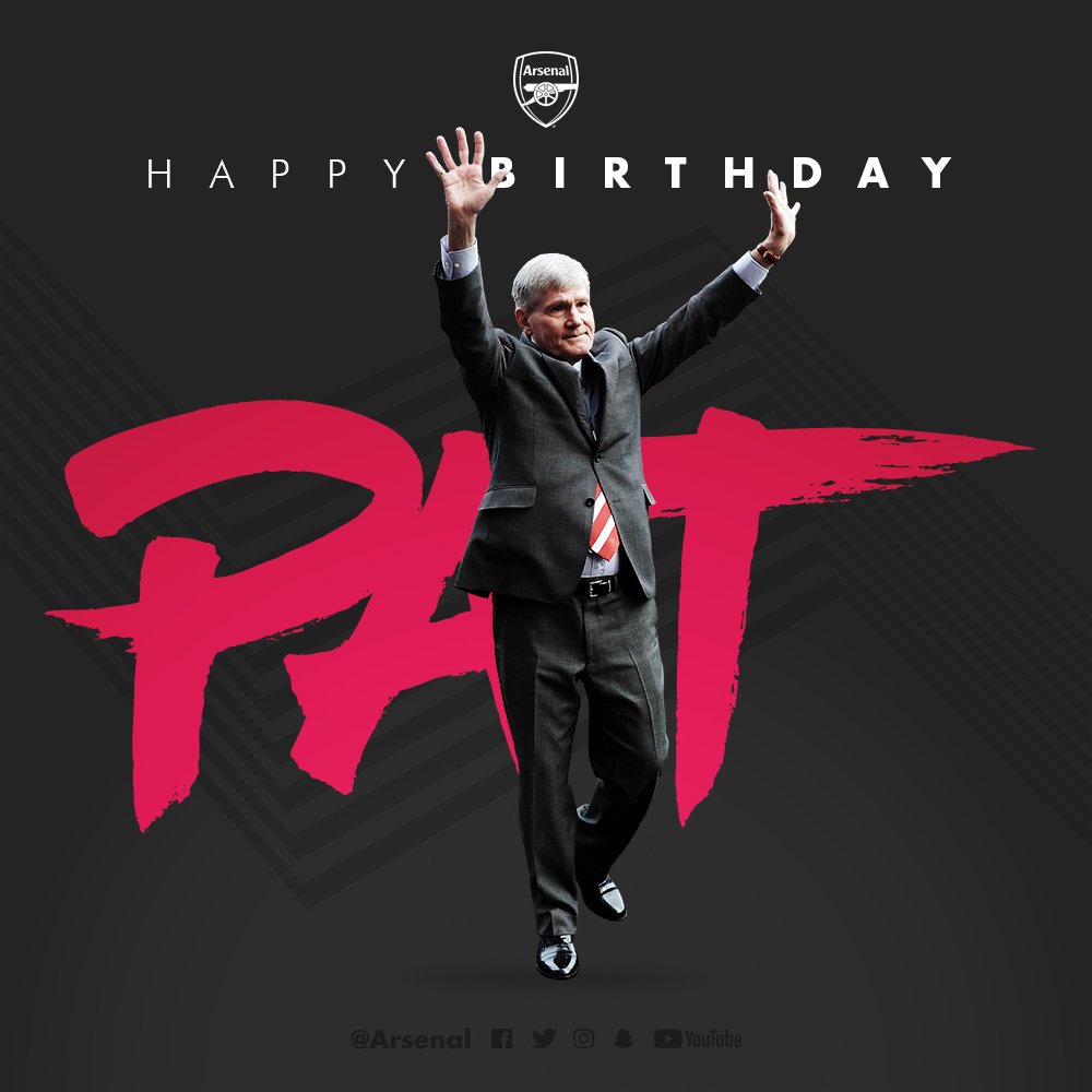 An Arsenal legend turns 69 today - happy birthday, Pat Rice ? | Arsenal ...