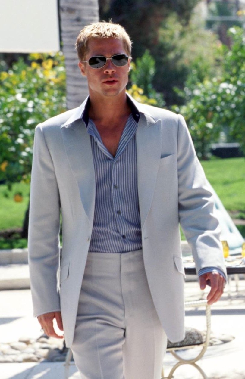 Brad Pitt Suit Fashion