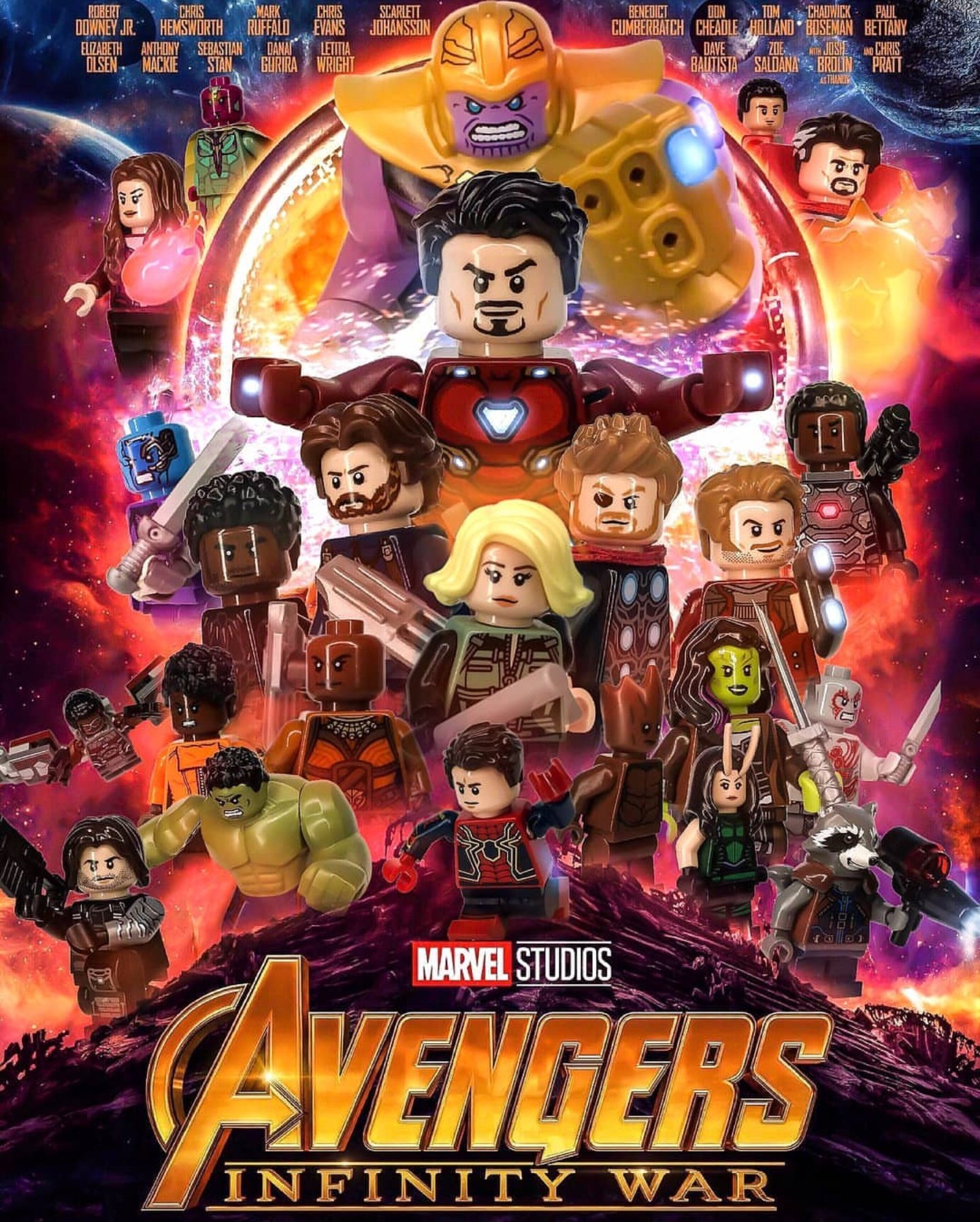 Lego Marvel Movie Posters