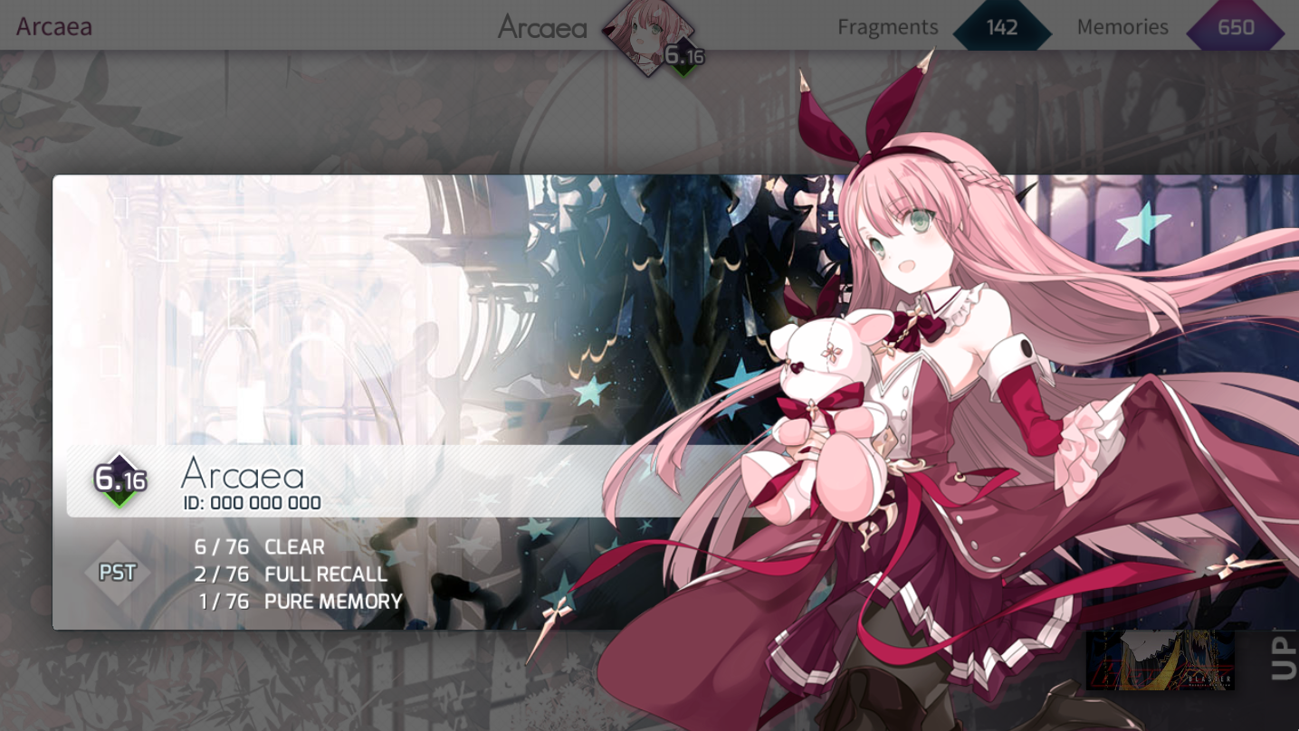 Arcaea on Twitter: "Arcaea v1.6.0 brings the 'Profile Card' feature, making it easier to share ...