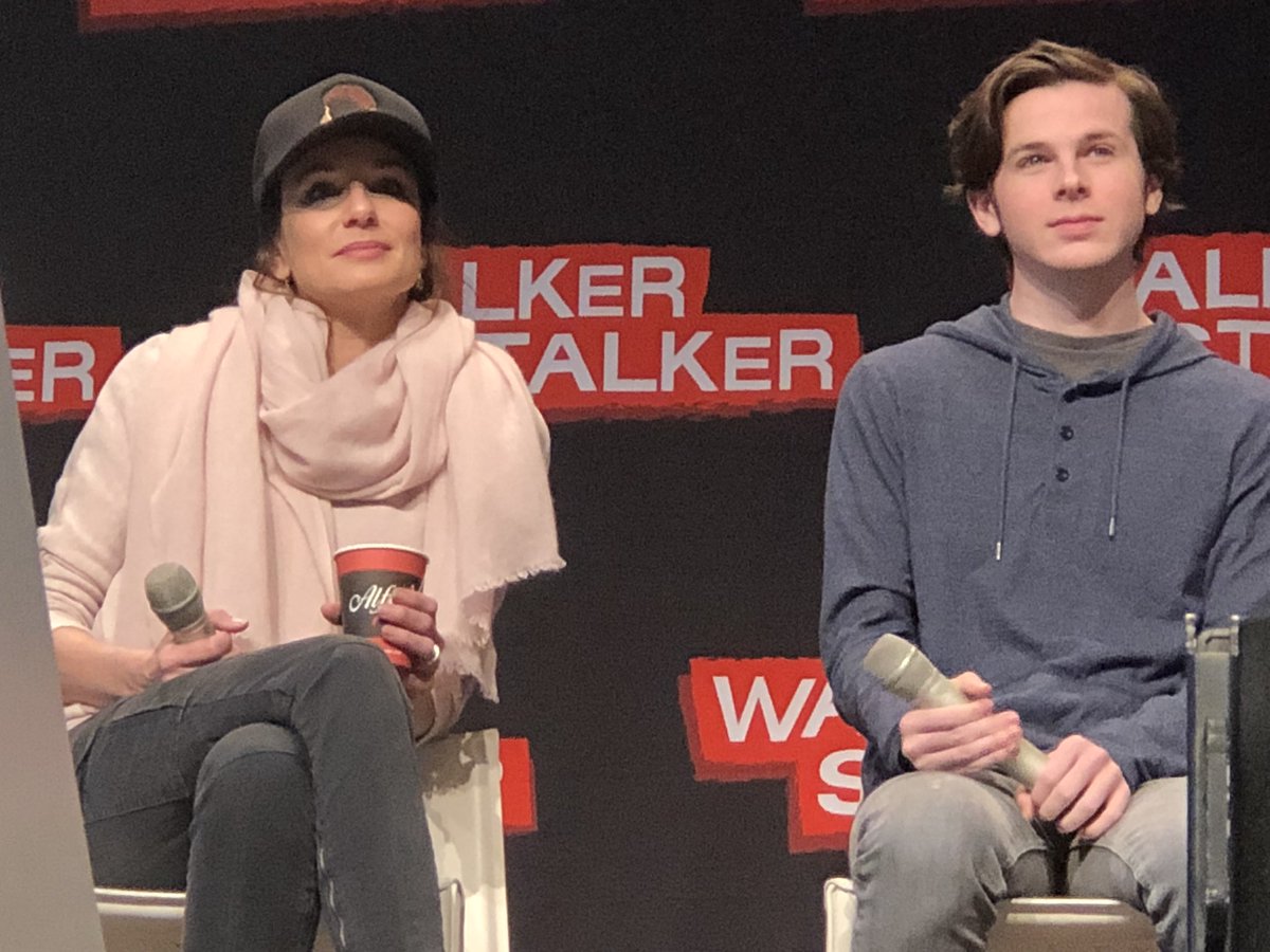 Chandler Riggs And Sarah Wayne Callies
