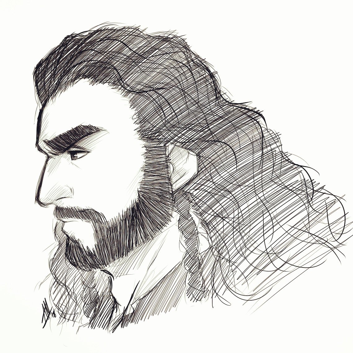 Thorin Oakenshield Drawing