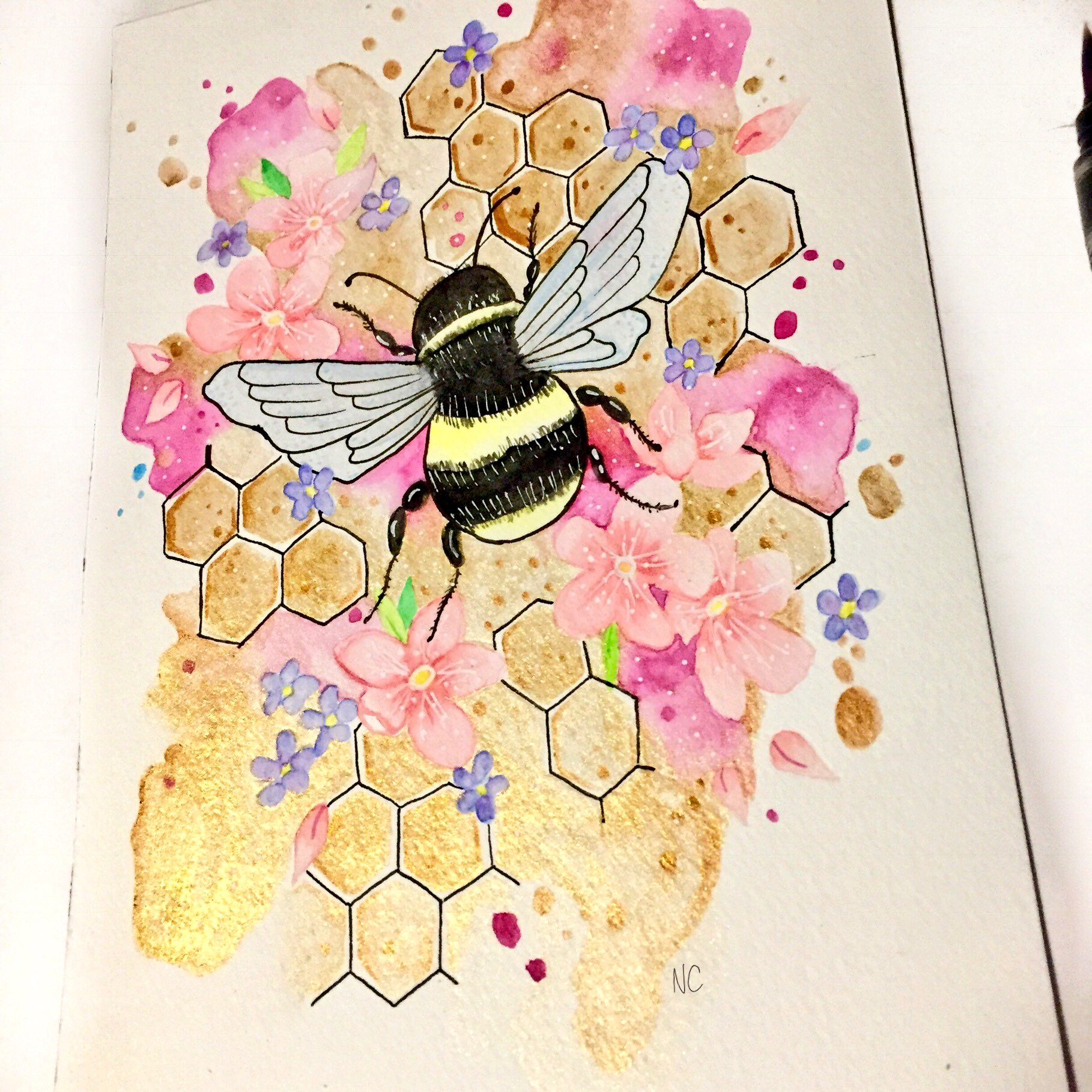 Honeycomb Painting
