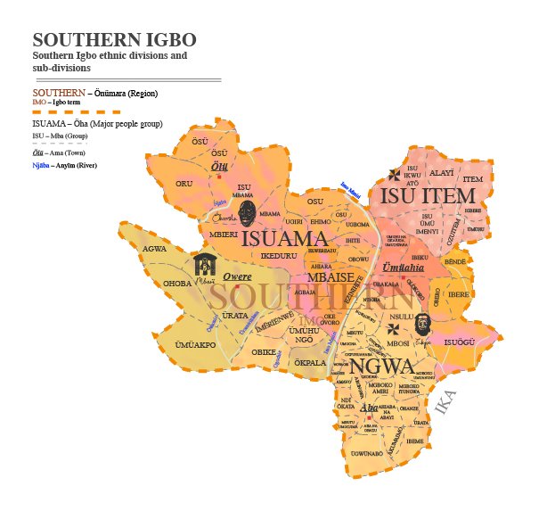 Igbo People Map