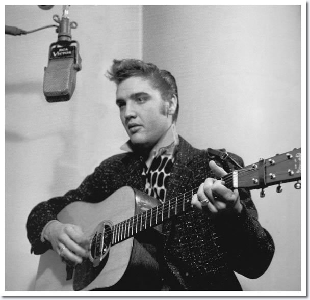 Elvis Presley Playing Guitar