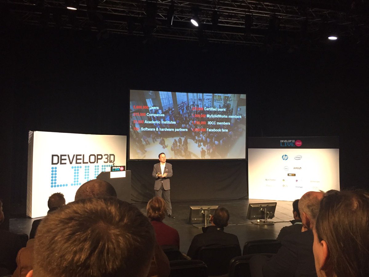 DriveWorks on Twitter: "A great presentation by @SOLIDWORKS CEO, Gian Paolo Bassi, at DEVELOP3D ...
